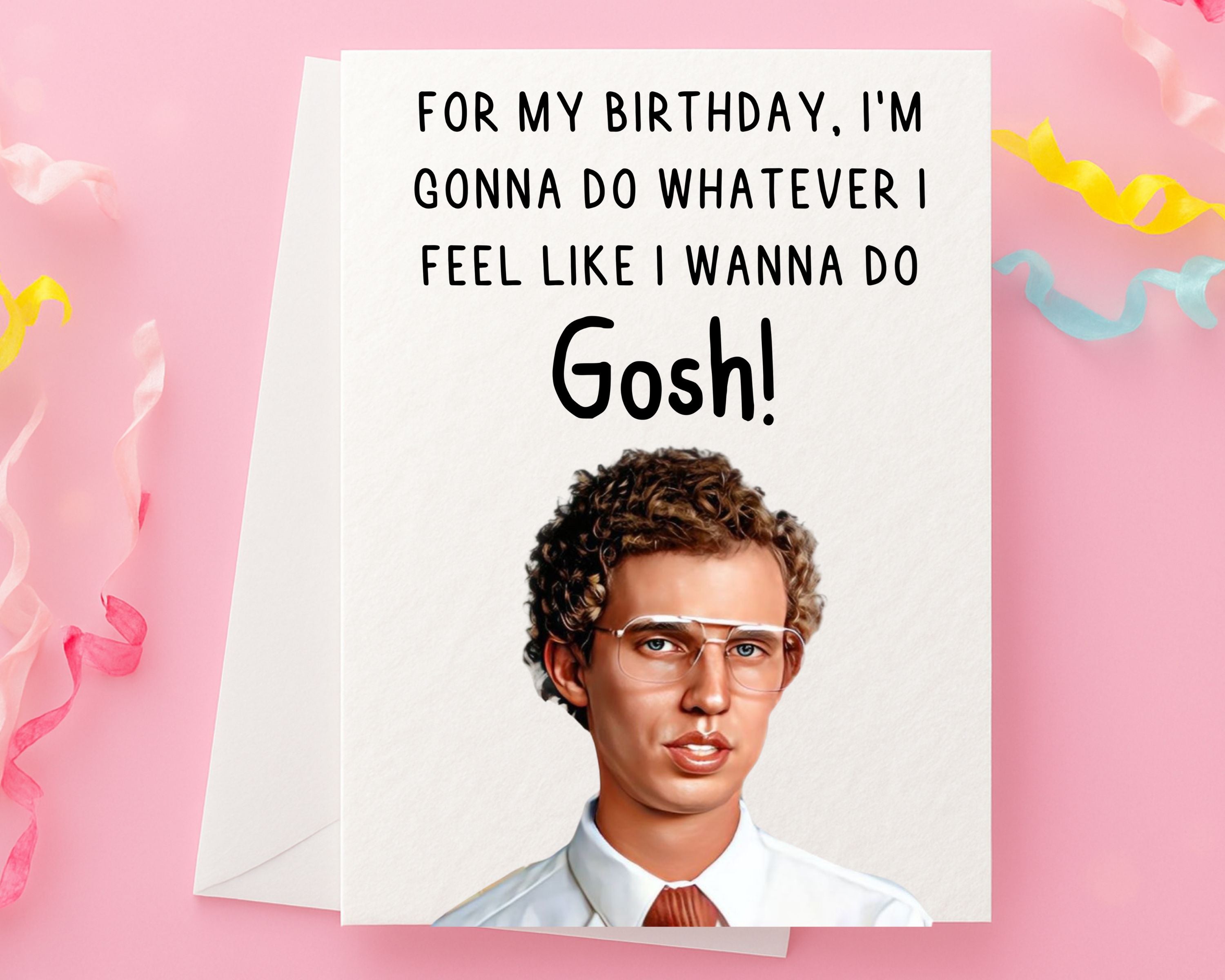 Napoleon Dynamite - Birthday Greeting Card - Happy Birthday - Whatever ...